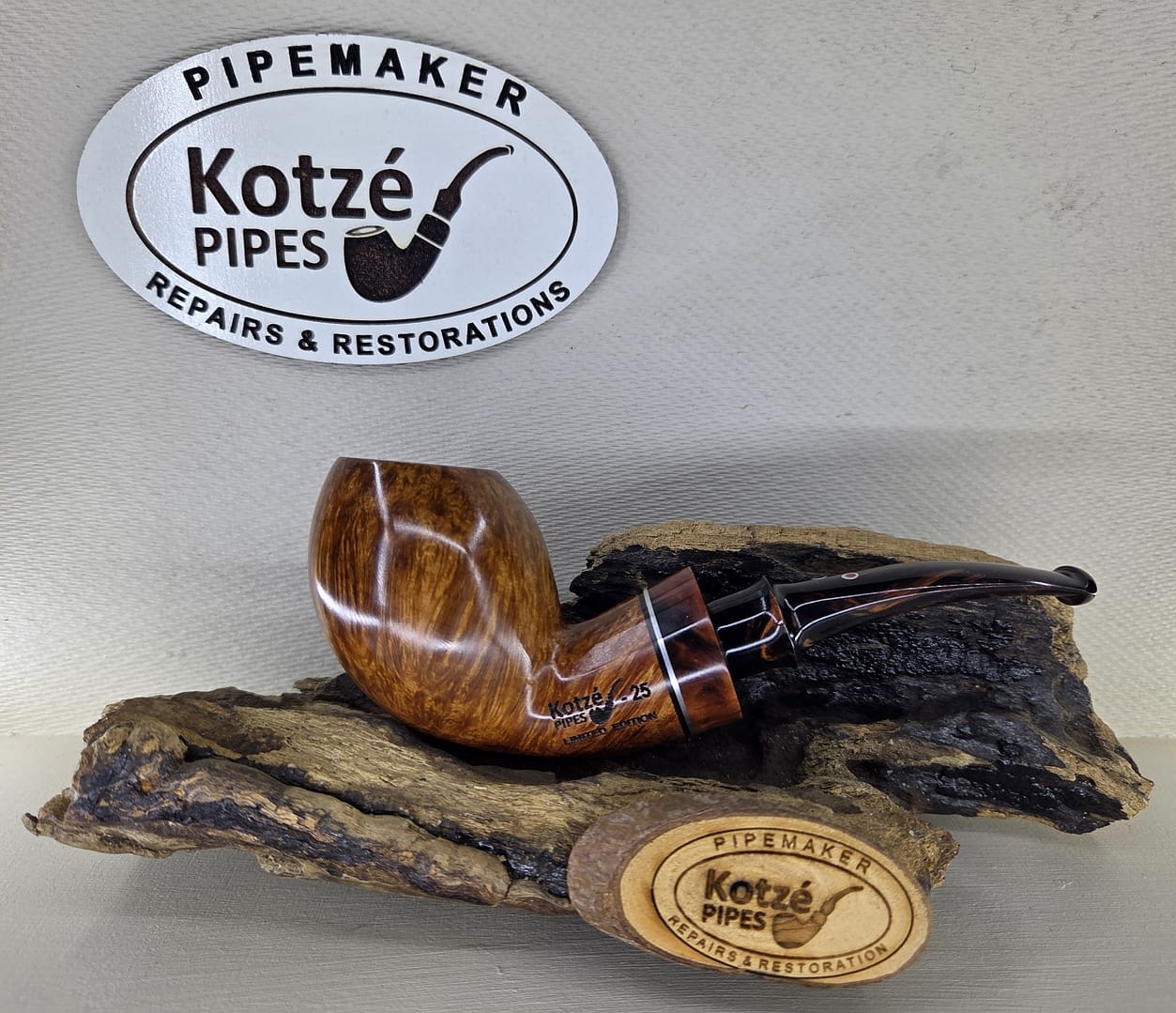 Danish Egg Italian Briar Quarter Bent 508 SS-2 Limited Edition (No ...