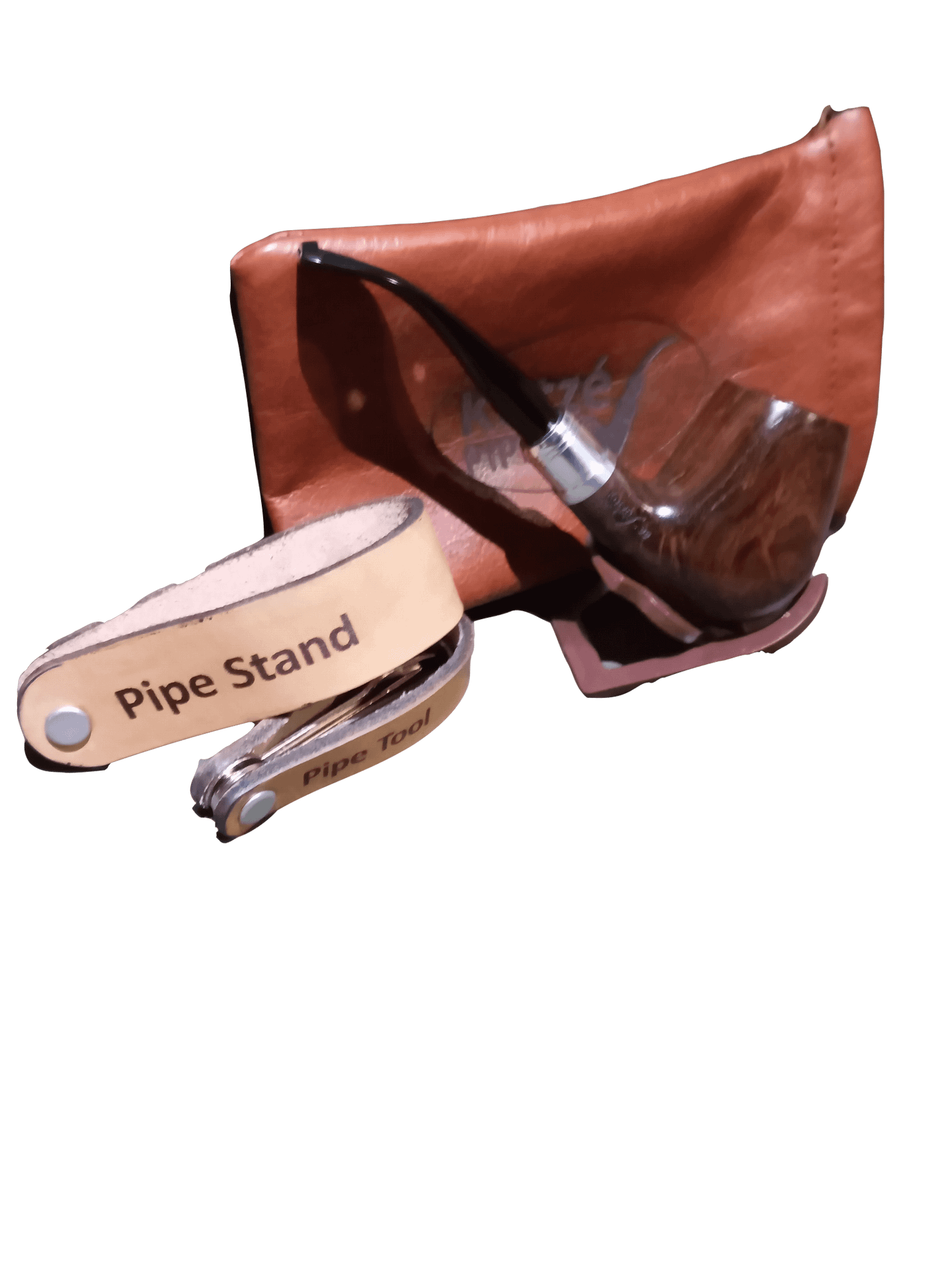 Leadwood (Hardekool) Smooth Bent Billiard - Kotzé Pipes